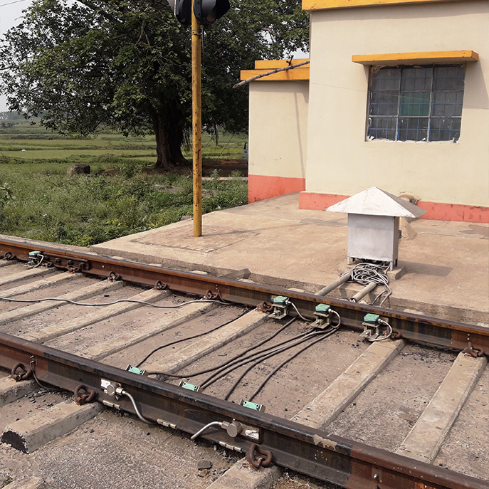 54ER Static Rail Wagon Weighing System