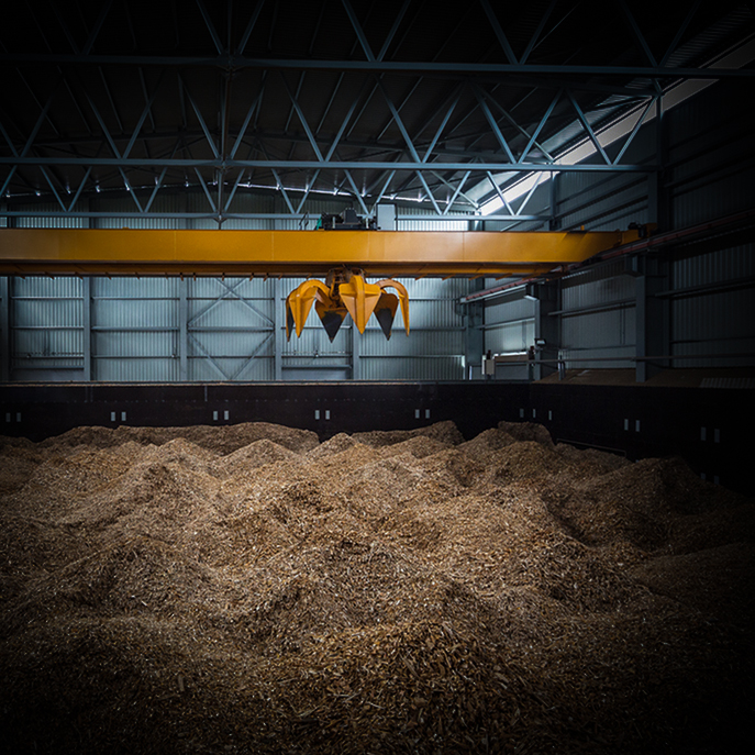 Scales and weighing systems for biomass energy plants