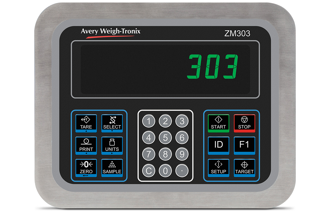 ZM303 IP69K Advanced Multi-Function Weight Indicator - Avery Weigh-Tronix